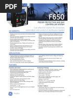 REF650 Advanced Distribution System Protection Brochure en-4CAE001685 ...