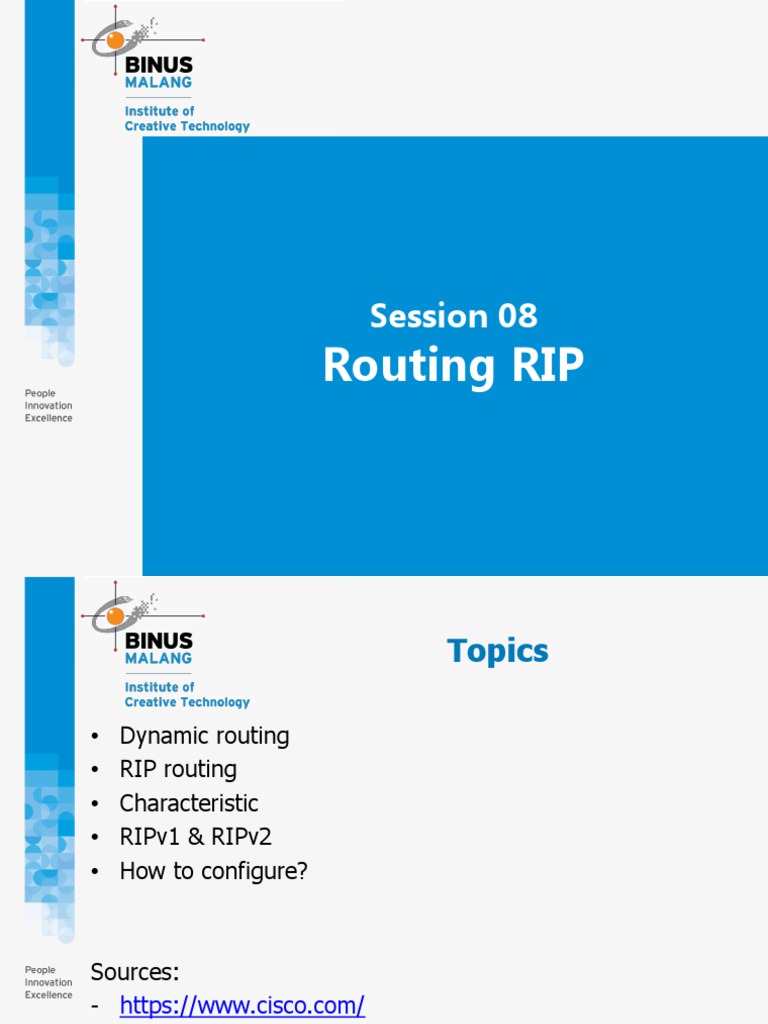Routing Rip PDF | PDF | Routing | Router (Computing)
