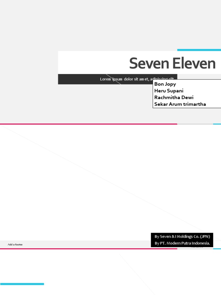 Seven Eleven PPT New | PDF