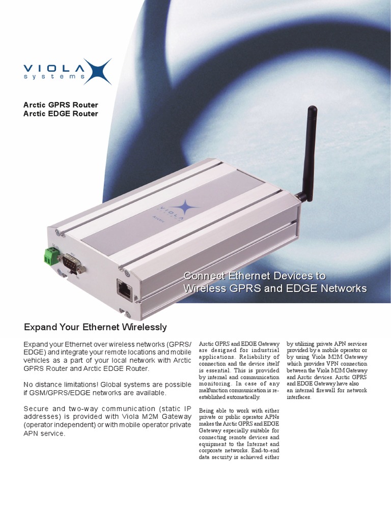 Arctic GPRS and EDGE Router | PDF | General Packet Radio Service ...