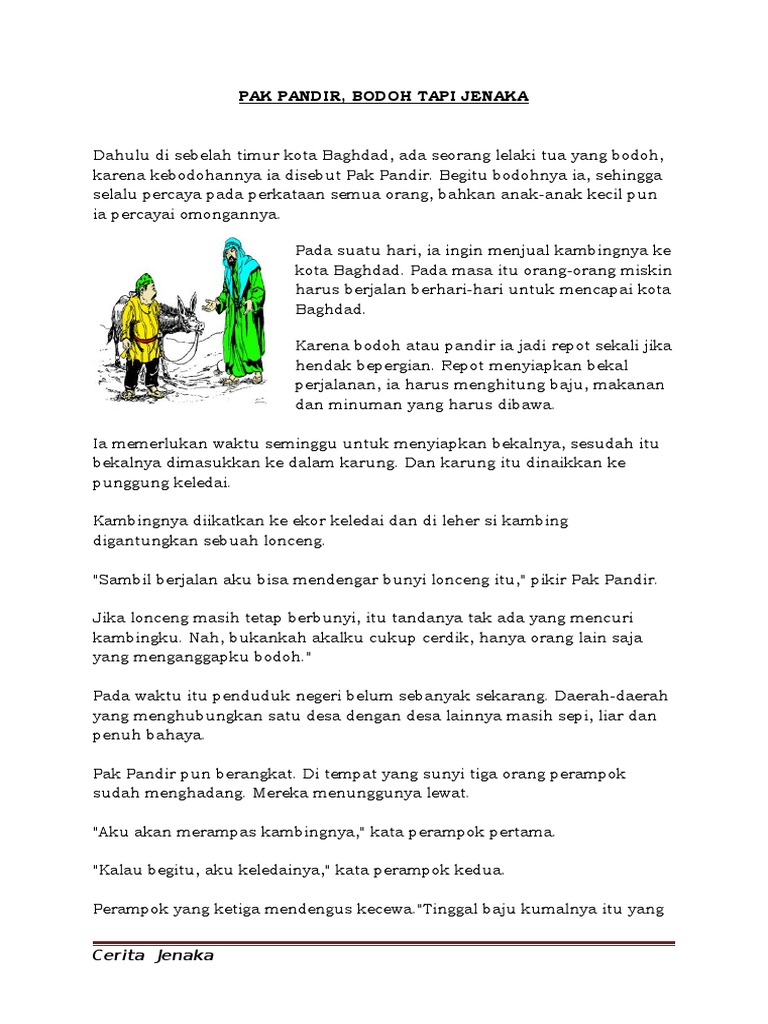 Cerita Jenaka | PDF