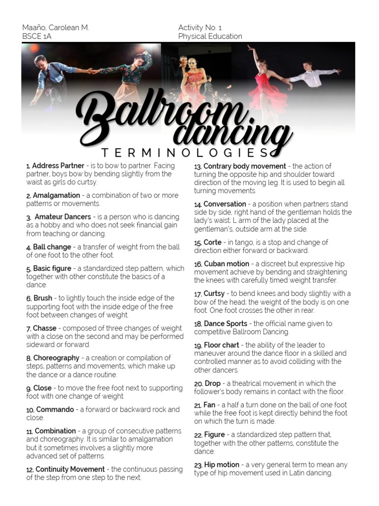 Ballroom Dancing | PDF | Ballroom Dance | Partner Dance