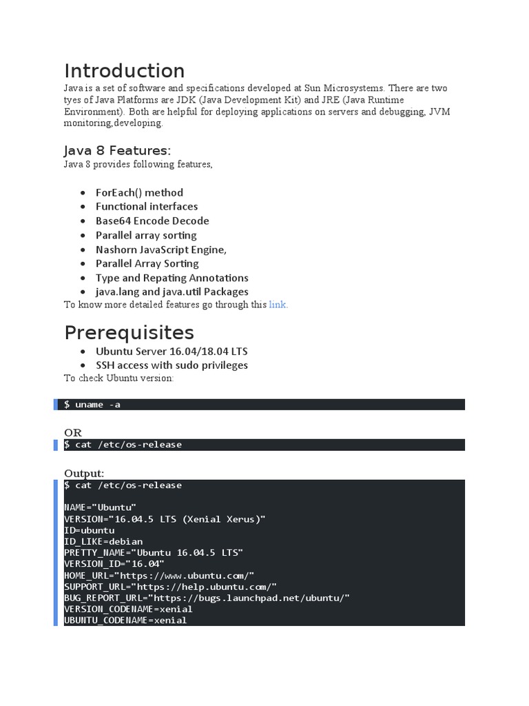 Install JDK For Ubuntu | PDF | Java (Software Platform) | Java Virtual Machine
