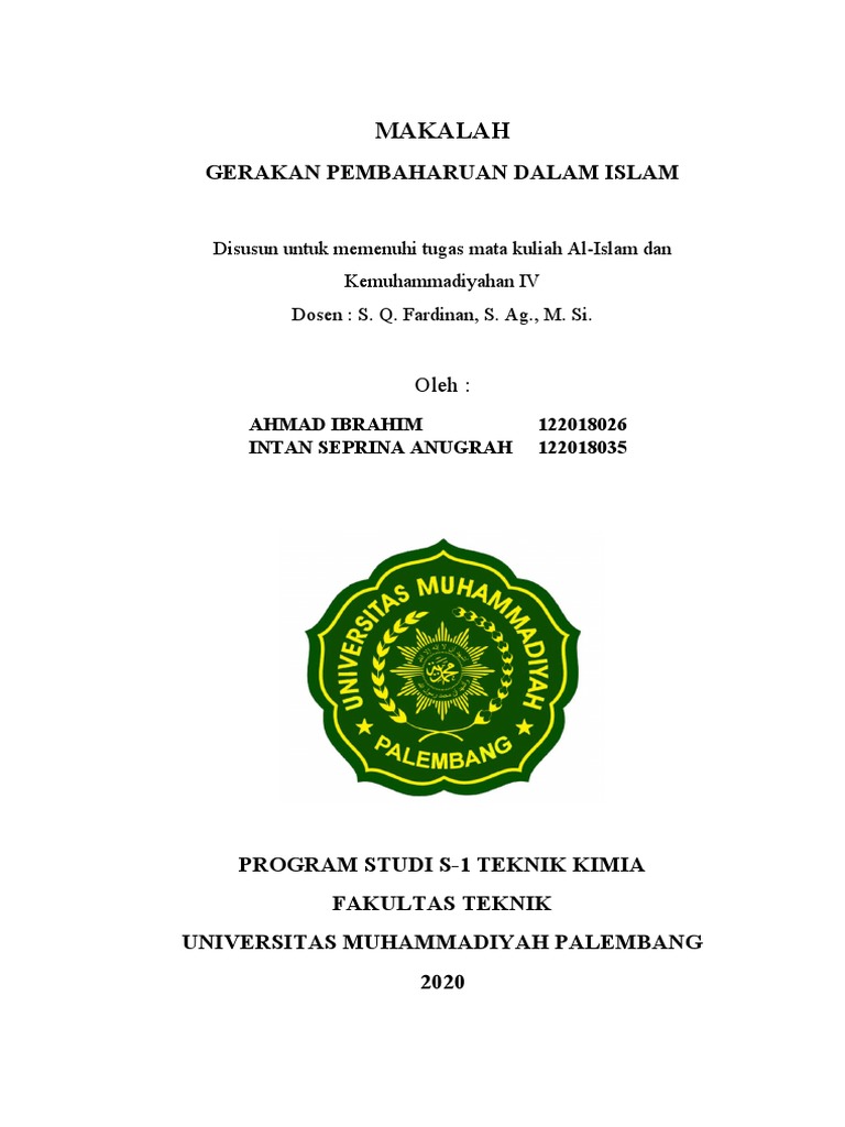 Gerakan Pembaharuan dalam Islam | PDF