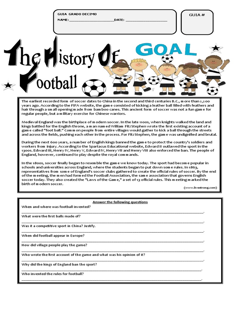 The Origins and Early Development of Soccer: From Ancient China to the ...