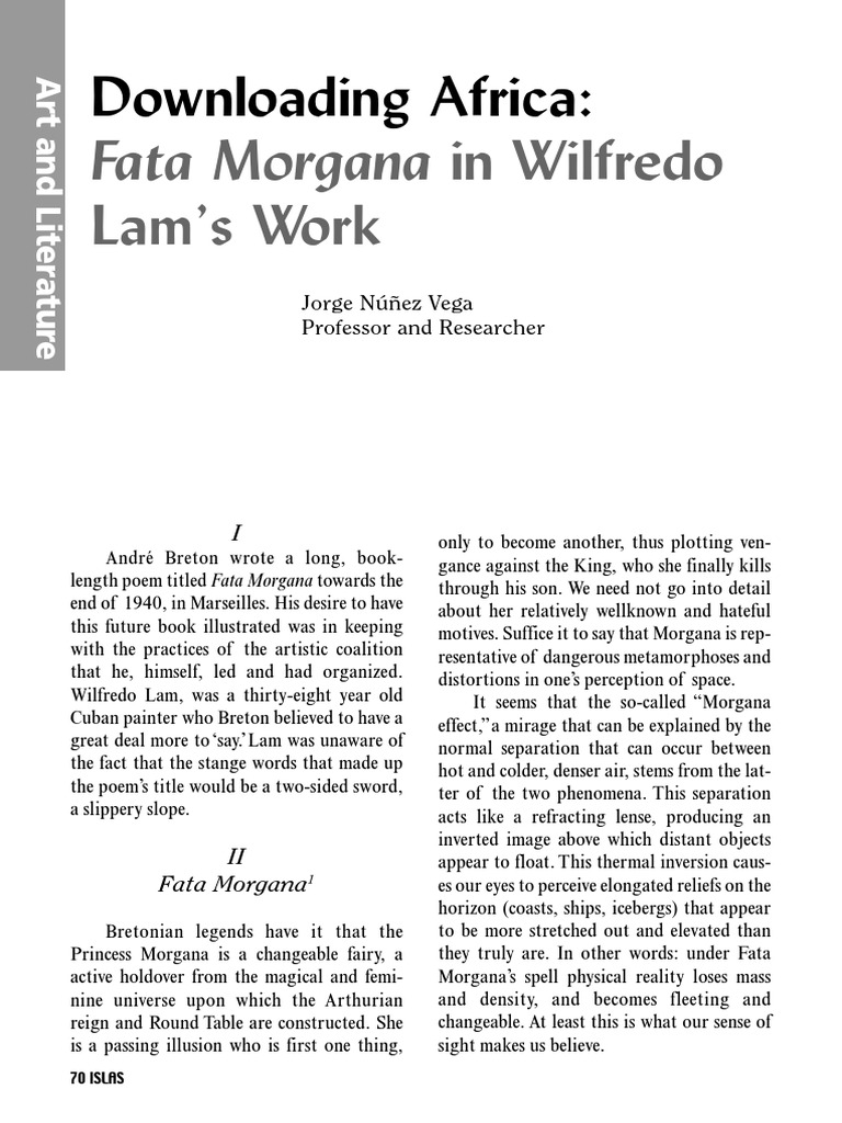 Breton's Fata Morgana PDF | PDF | Surrealism | Cubism