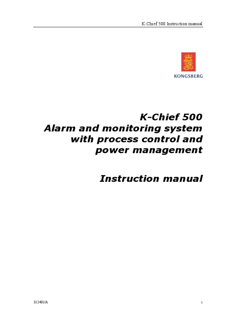 312401a K Chief 500 AMS PMS Instruction Manual | Breathing ...