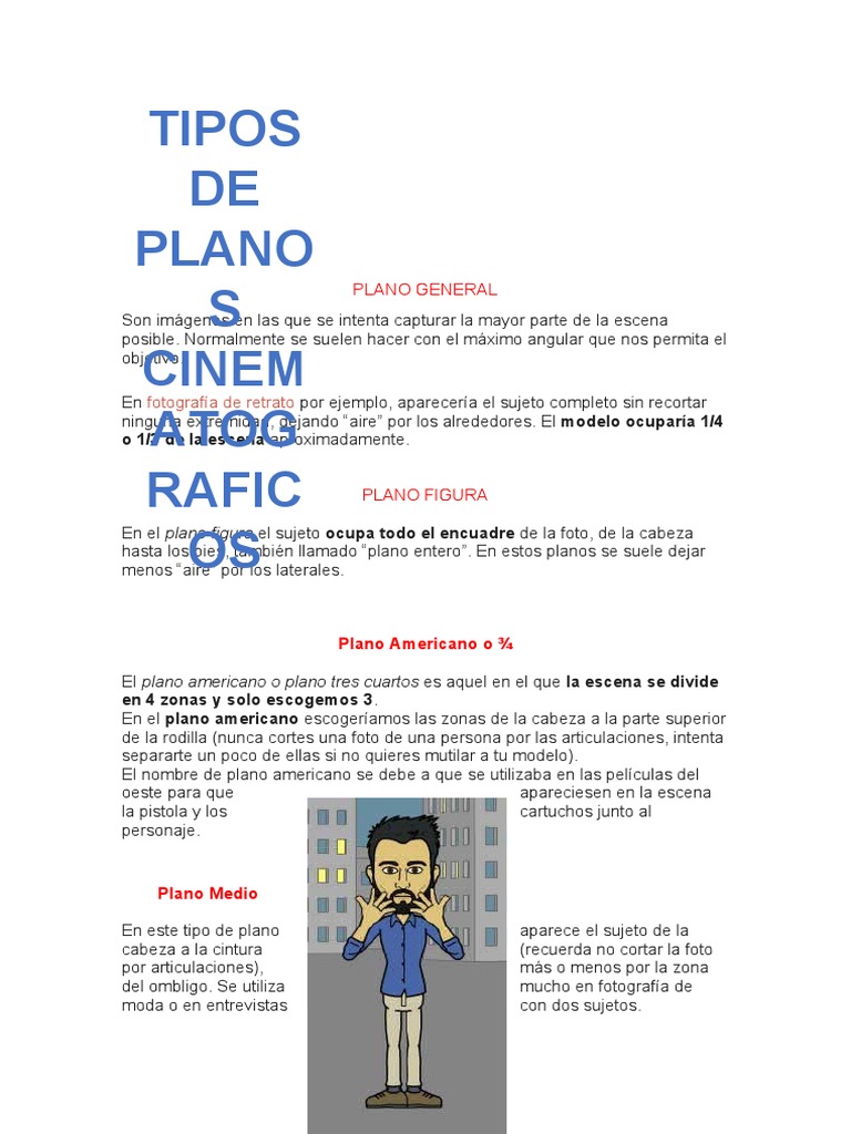Guía de Planos Fotográficos y Cinematográficos | PDF
