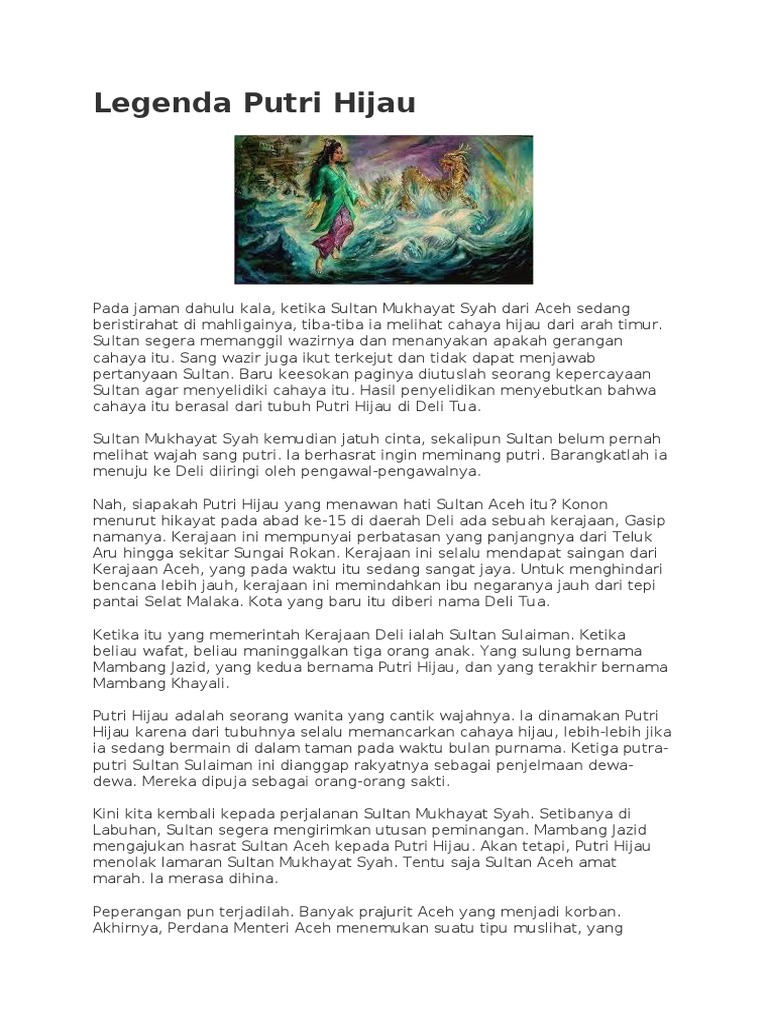 Legenda Putri Hijau | PDF