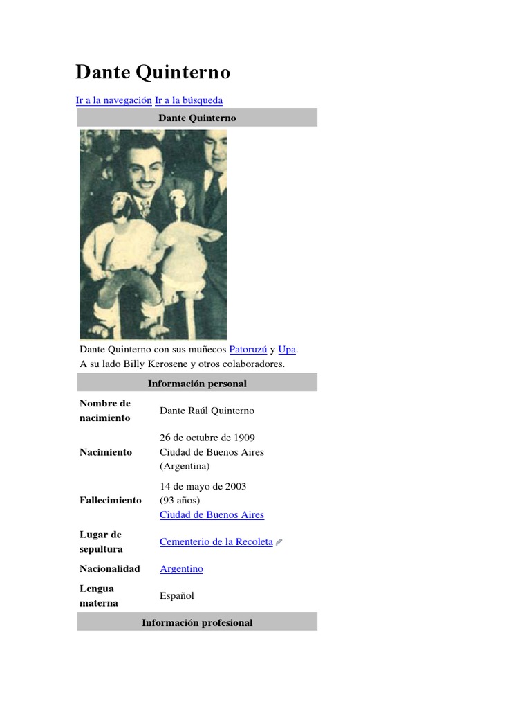 Dante Quinterno | PDF | Business