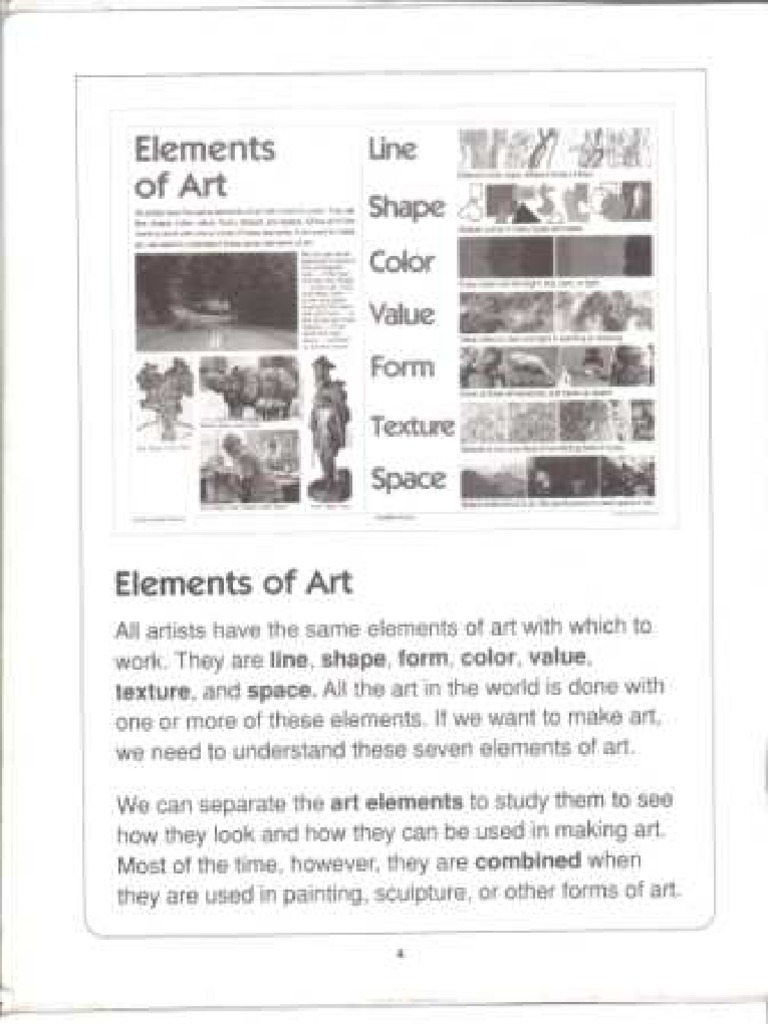 Elements of Art Teacher's Guide | PDF