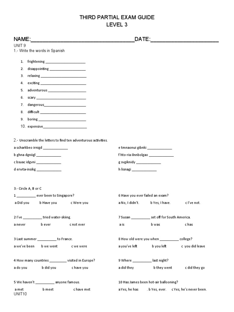L3 Third Partial Exam Guide | PDF | Laptop | Computing