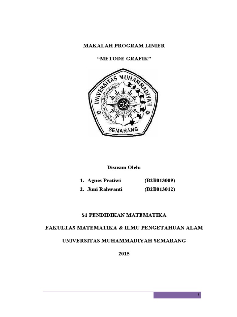 Program Linier: Metode Grafik | PDF | Seni | Komputer