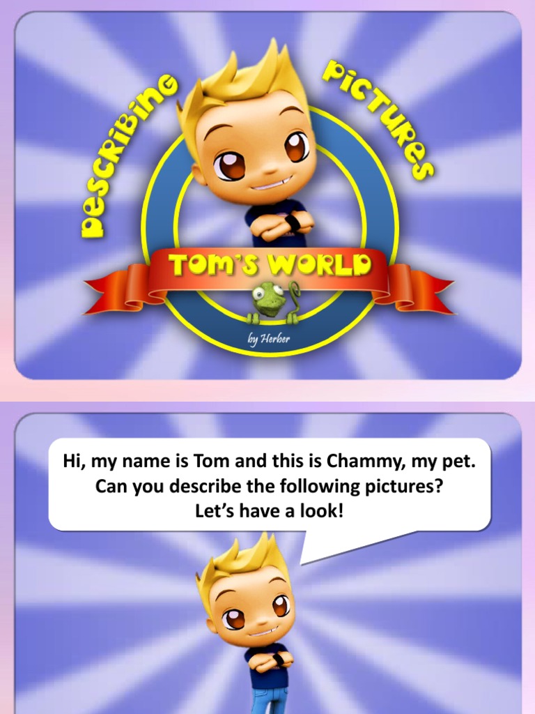 Describing Pictures Classroom Posters Picture Description Exercises ...