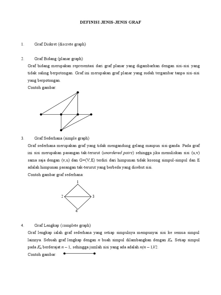 Definisi Jenis Graf | PDF