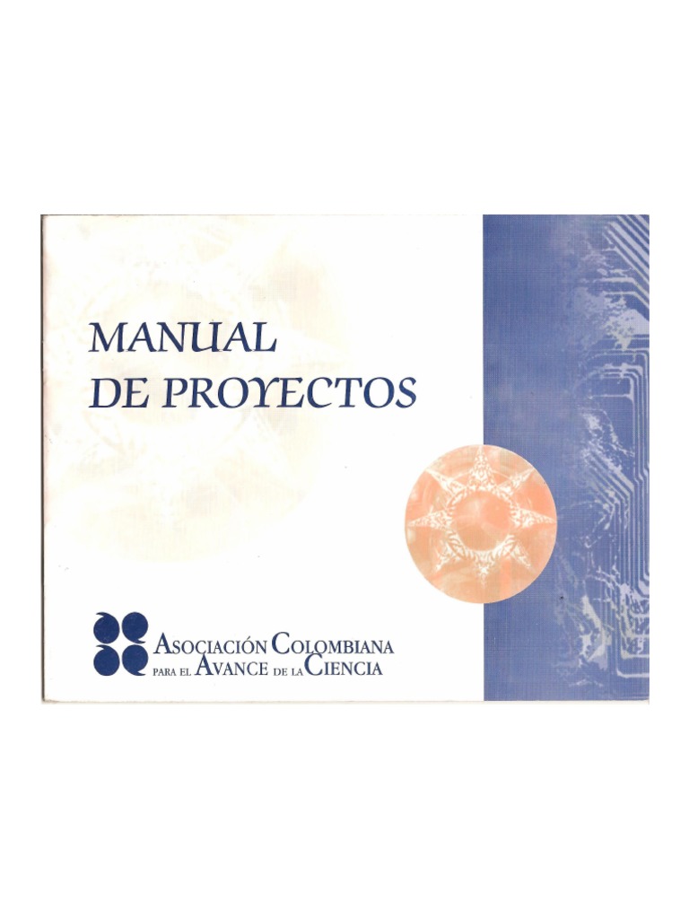 Anexo 5. Manual de Proyectos PDF | PDF