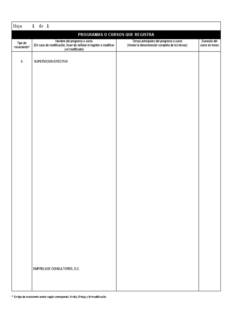 Formato Complementario DC 5 Editable | PDF