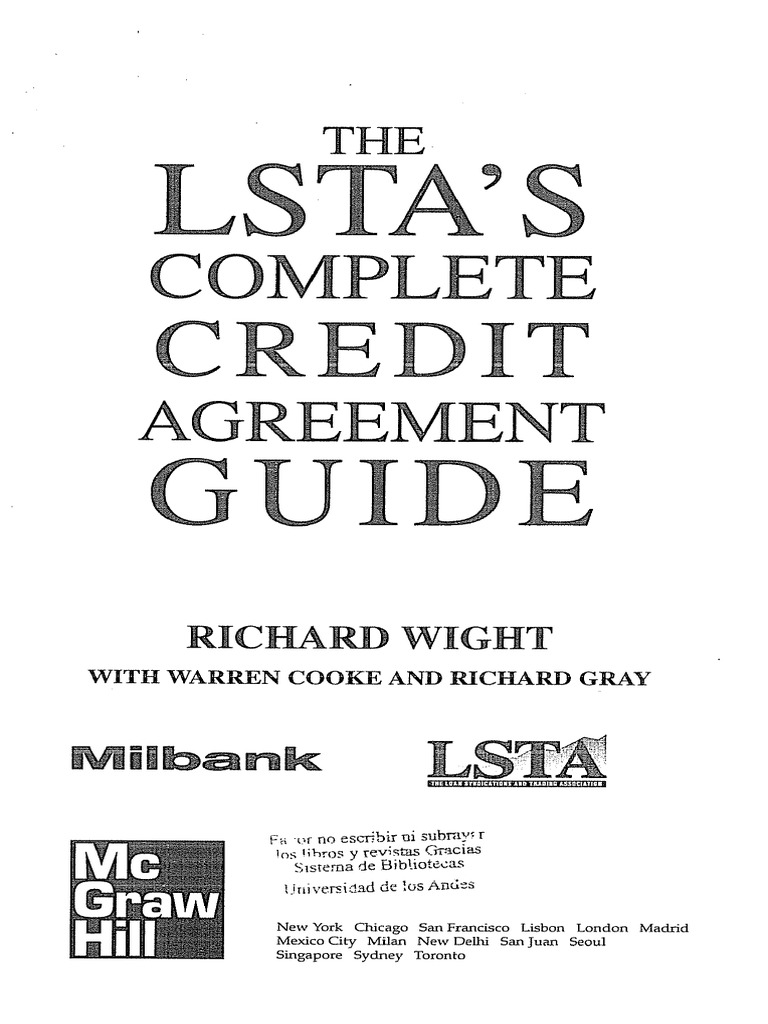 The LSTA Complete Credit | PDF