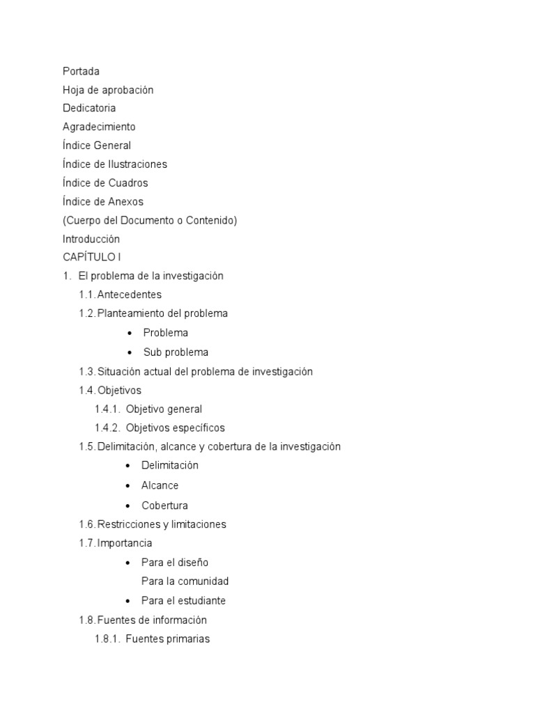 Estructura Capitular para Imprimir | PDF | Cognición | Informática y ...