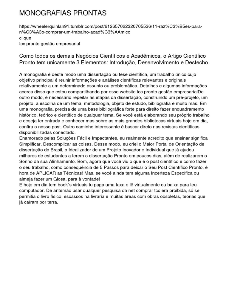 Monografias Prontas | PDF