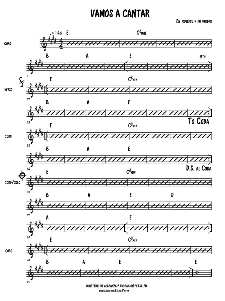 Vamos A Cantar Charts | PDF