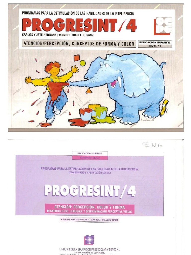 Atención-Percepción, Conceptos (Progresint) | PDF