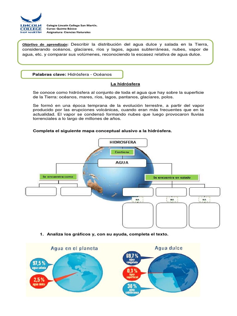 Ciencias Guia1 | Descargar gratis PDF | El ciclo del agua | Lluvia