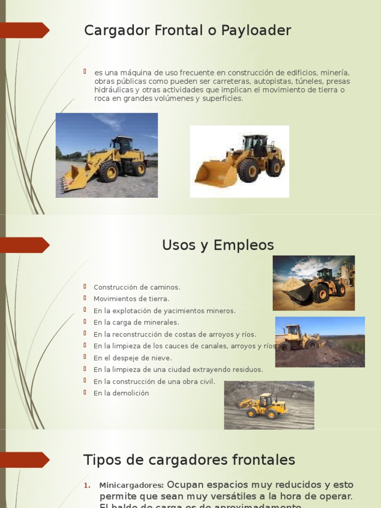 Payloader | PDF | Minería | Neumático