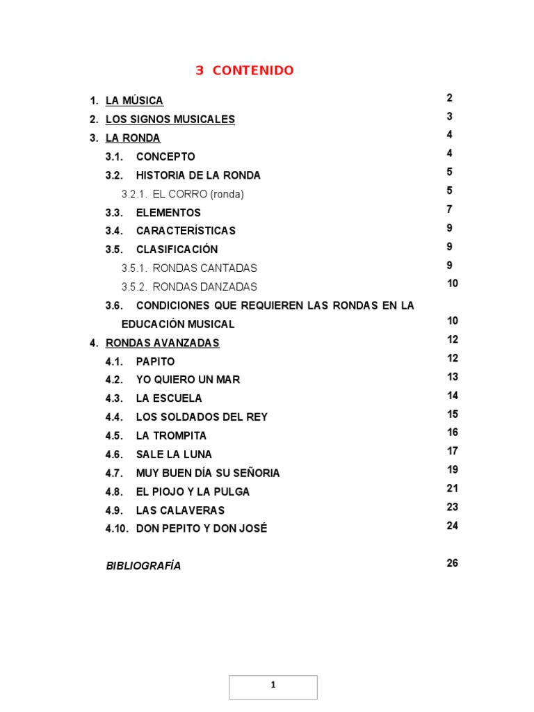 Historia de La Ronda y Clasificacion | PDF | Folklore | Entretenimiento ...
