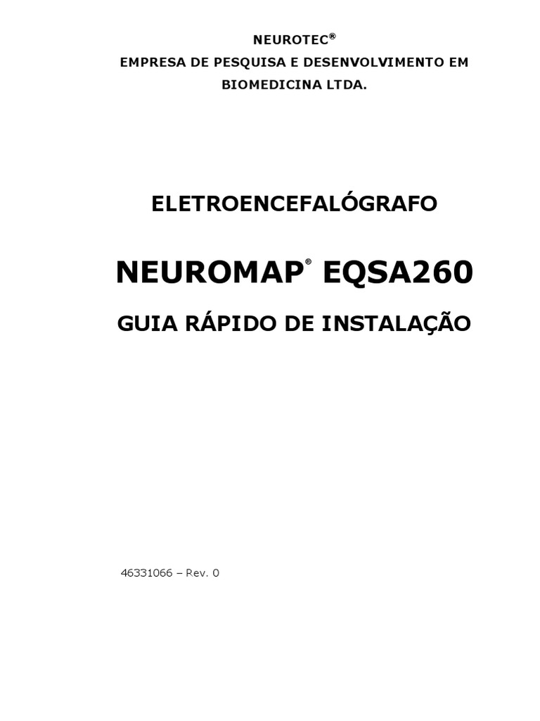NEUROMAP Guia - Rapido - de - Instalacao - 46331066 - r0 | PDF | Driver de dispositivo ...