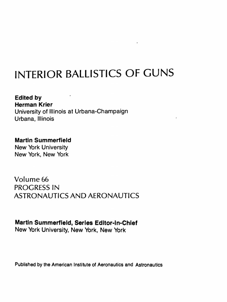 [Progress in Astronautics and Aeronautics _ Vol 66] Herman Krier ...