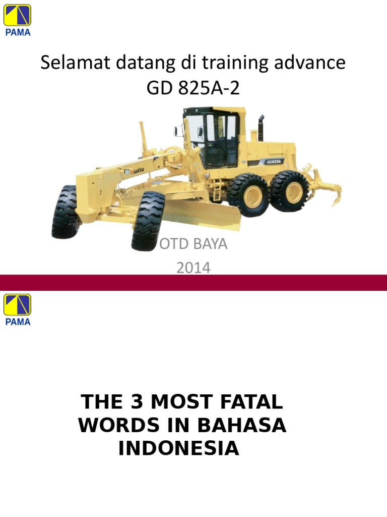 Grader GD825 | PDF