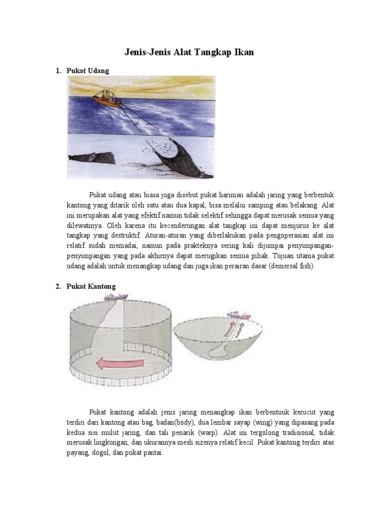 Macam-Macam Alat Tangkap Ikan | PDF