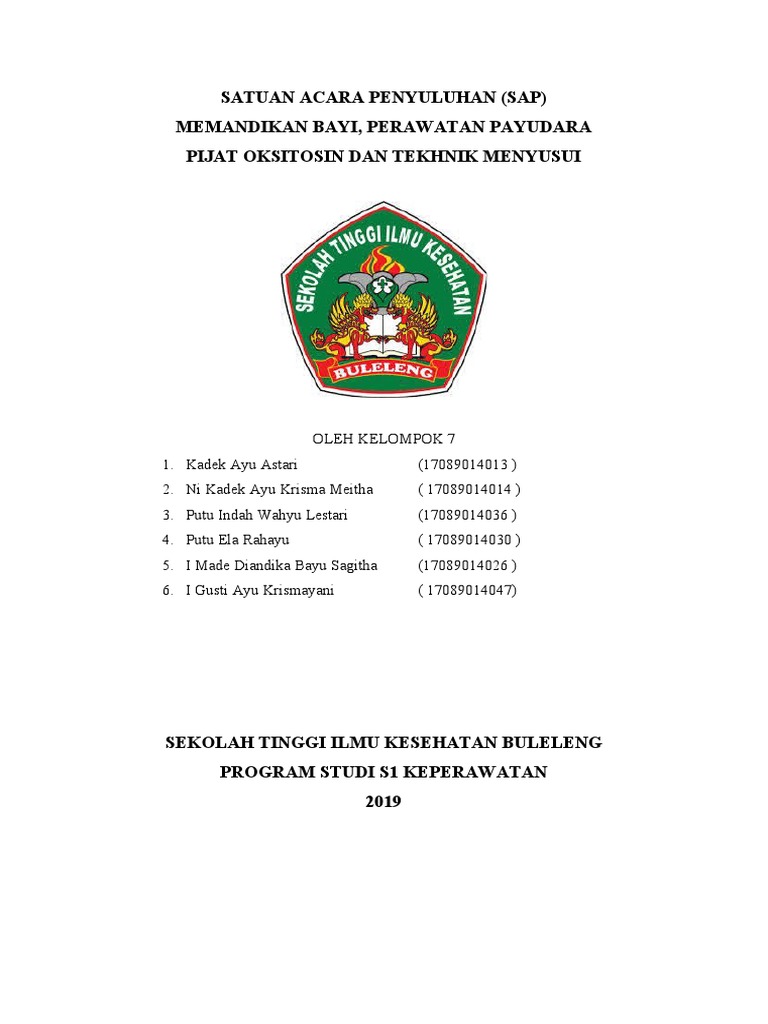 Sap BLM Isi Nama Moderator Pemateri DLL-1 | PDF