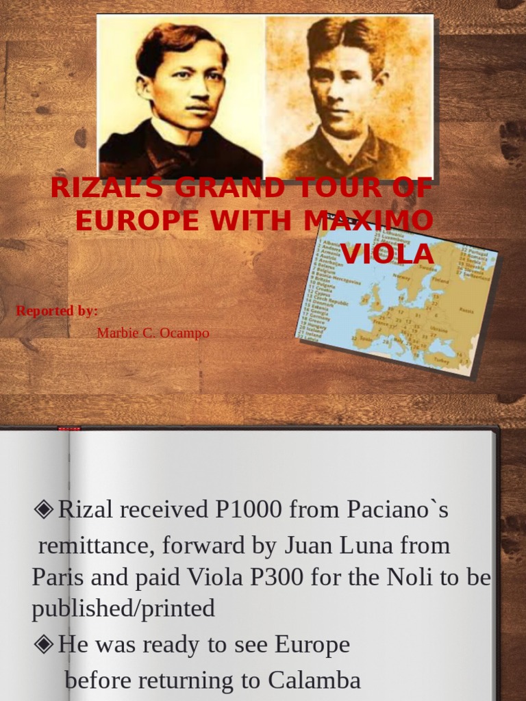 Rizal's Grand Tour of Europe With Viola | PDF | Rome | Munich