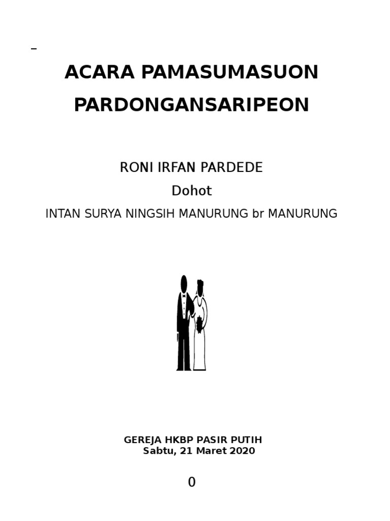 Acara Pamasumasuon Roni Intan | PDF