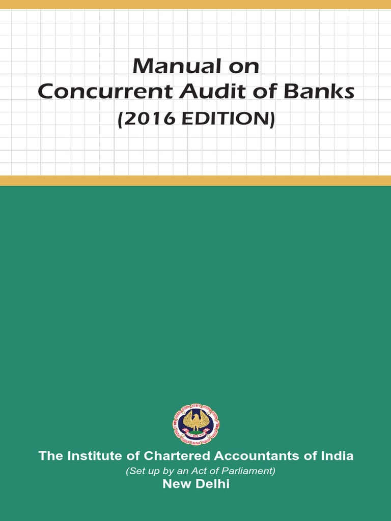 Finacle Manual On Concurrent Audit Banks - 2016 PDF | PDF | Cheque | Banks