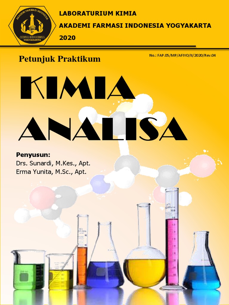 BUKU SEM 2 Praktikum Kimia Analisa Pertemuan Ke-1 Oleh Erma Yunita PDF | PDF | Sains & Matematika
