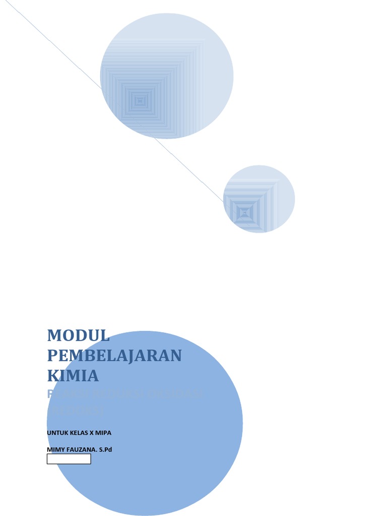 E - Modul Redoks | PDF