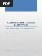 Makalah Hardware, Software, Dan Brainware Komputer | PDF