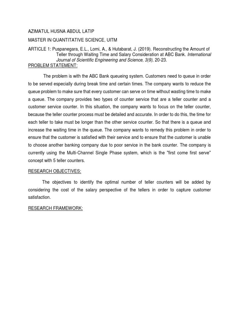 Case Study Arena PDF | Download Free PDF | Automated Teller Machine ...