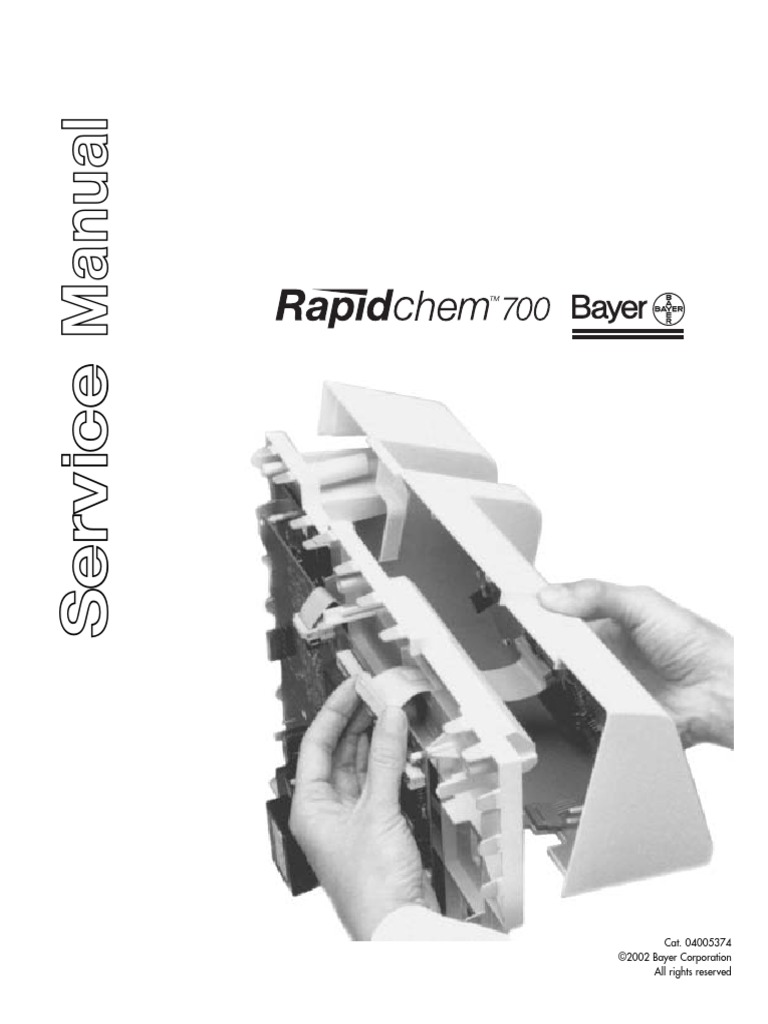 Rapid Chem Service Manual | PDF | Electrical Engineering | Manufactured ...