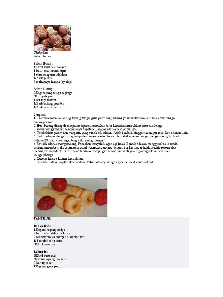 Resep Belanda | PDF