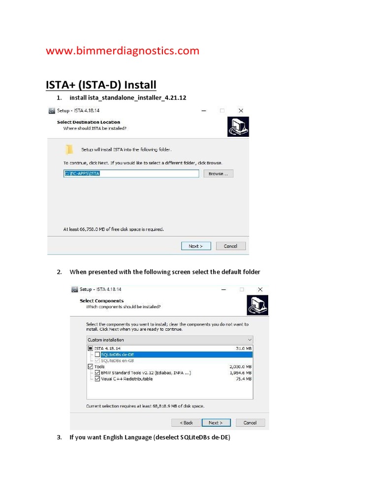 Installation - Instructions Ista+ | PDF | Business | Computers