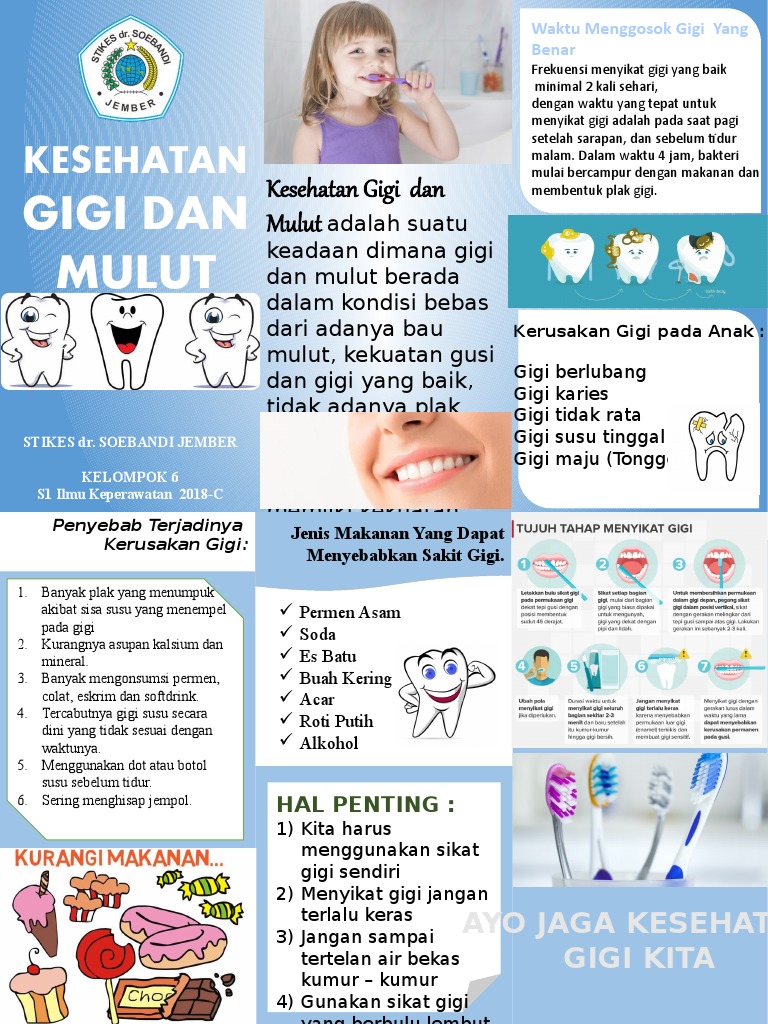 LEAFLET Kesehatan Gigi Dan Mulut Bagi Anak | PDF
