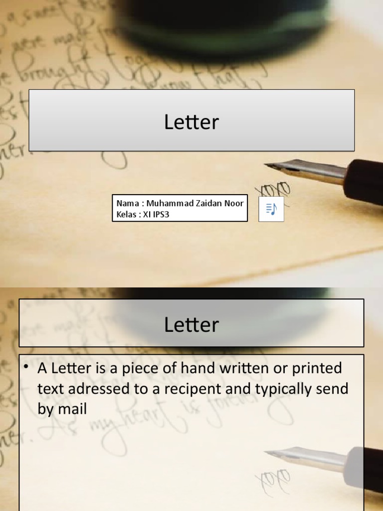 Muhammad Zaidan Noor (Letter) | PDF | Religion & Spirituality