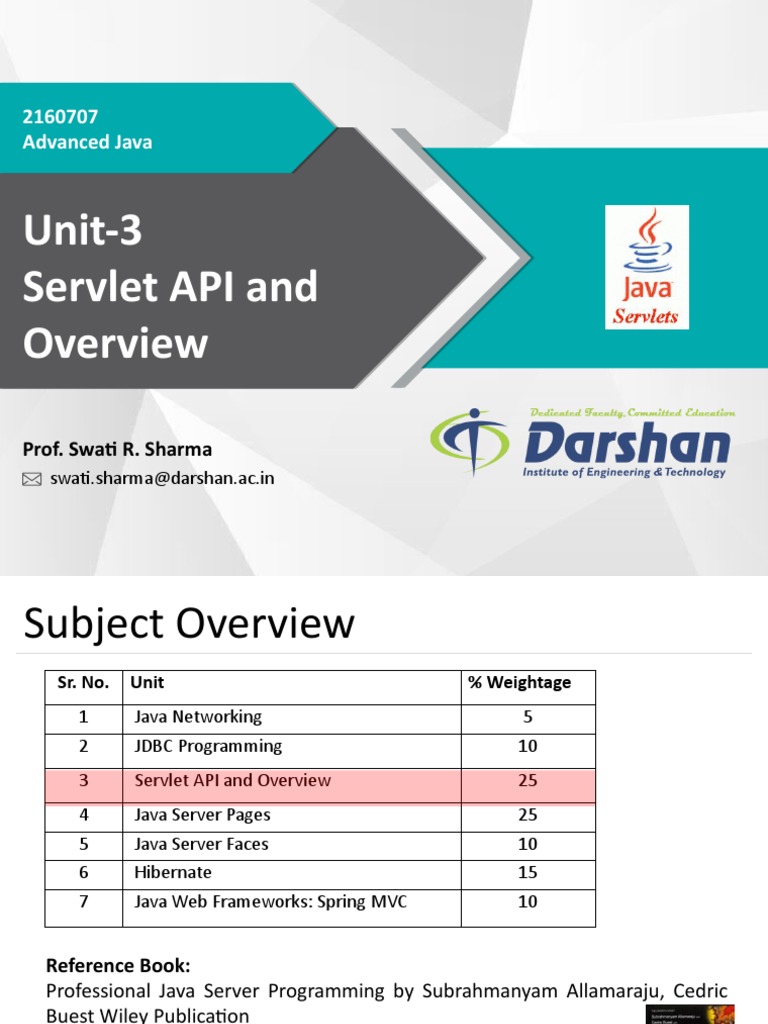 Presentations PPT Unit-3 29042019034737AM | PDF | Java Servlet ...