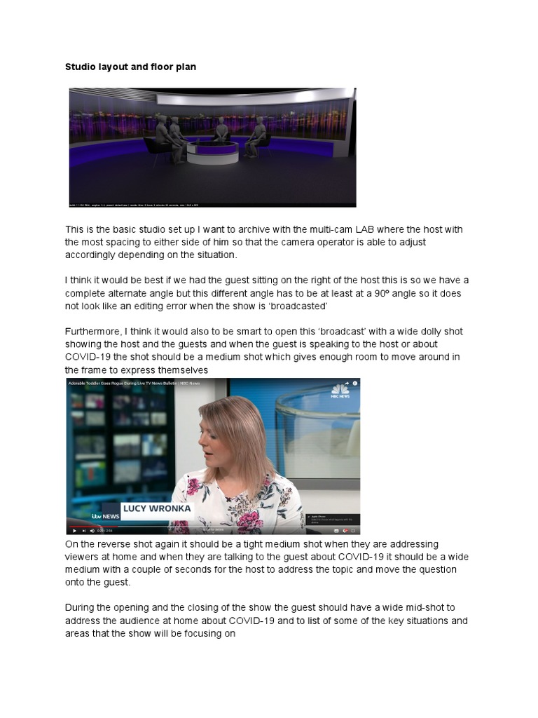 Studio Layout and Floor Plan | PDF | Camera