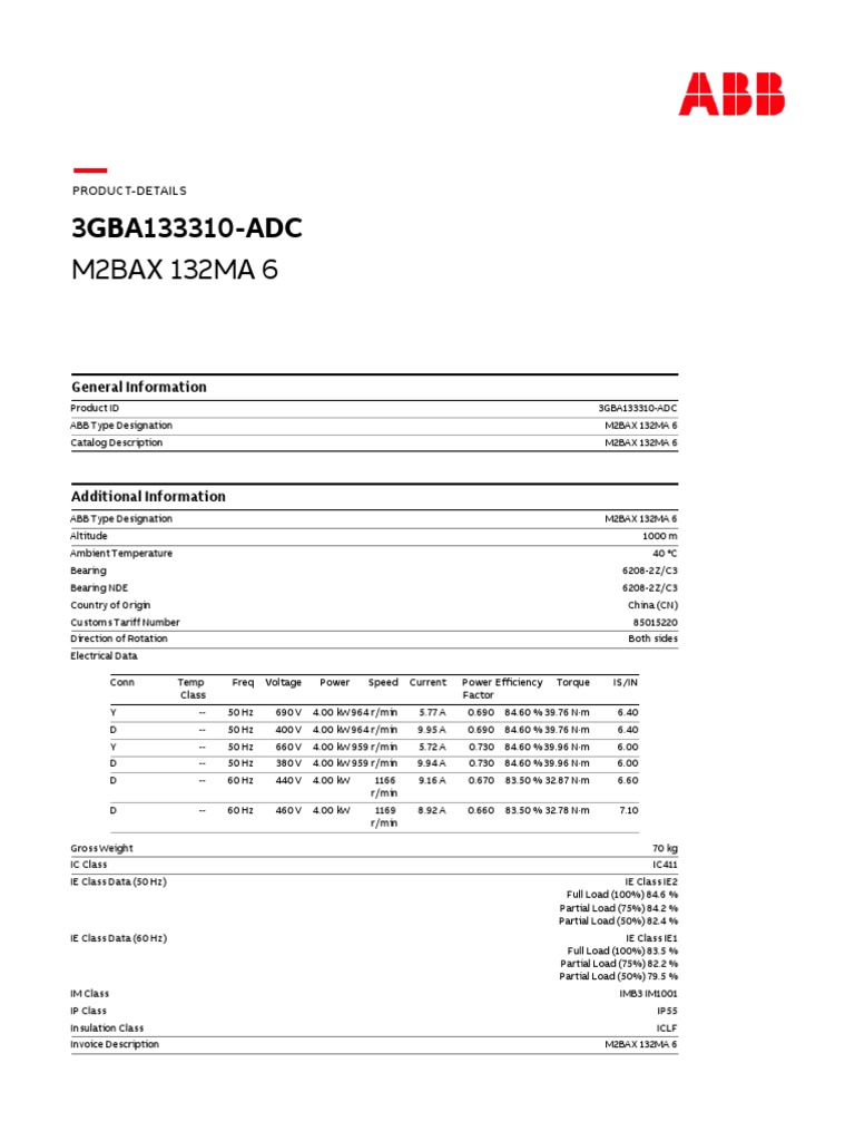 Data Motor Dirrect On Line | PDF | Force | Electrical Engineering