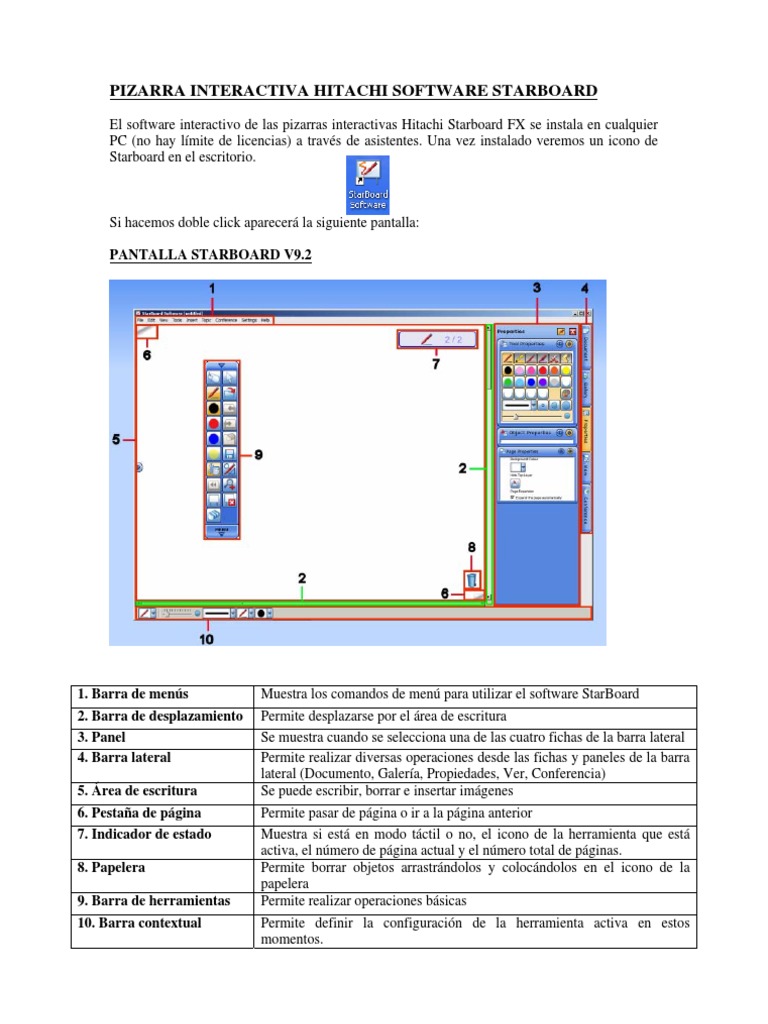 Manual Software StarBoard - 9.2 | PDF | Imagen | Software